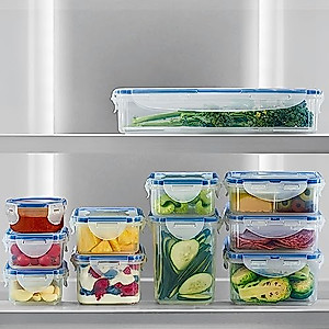 LocknLock Food Storage Container Set, 10 Piece, Clear