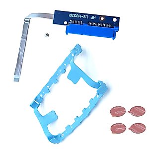 JUTOSHUR 2.5inch HDD SSD Hard Drive Connector Cable Board Compatible for HP Laptop 15-dw 15s-dy 15s-du 15s-dr 15s-gr,250G8 255G8 256G8 /250 G9 255G9 Replace LS-H323P