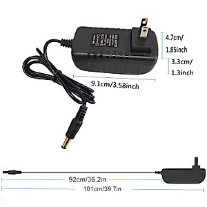 24v dc Power Supply 24v 1a Power Supply AC 100v-240v to DC 24v 1a ac dc Switching Power Supply Adapter, dc 24v Power Cord with 5.5mmx2.5mm Plug