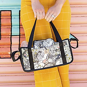 Petunia Pickle Bottom Wander Stroller Caddy | Perfect Baby Caddy to Keep Everything Organized | Multiple Carry Positions - Fits Most Strollers | Disney's Beauty & The Beast - Pop Art Belle