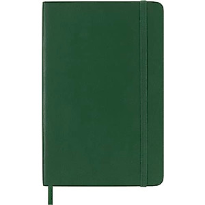 Moleskine Classic Notebook, Soft Cover, Pocket (3.5" x 5.5") Ruled/Lined, Myrtle Green, 192 Pages