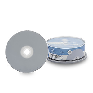 25 Pack Millenniata M-Disc DVD 4.7GB 4X HD White Inkjet Printable 1000 Year Permanent Data Archival / Backup Blank Media Recordable Disc