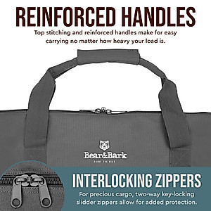 Extremely Large Duffle Bag - Grey 46" X 20"-Inch - 236.8L - Canvas Military and Army Cargo Style Duffel Tote for Men and Women - College Student, Backpacking, X-Large Travel and Storage Shoulder Bag