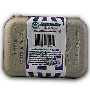 Honest For Men Original Scent Beard Wash 5 Bar Value Pack - 100% All Natural Ingredients - Best Beard Shampoo and Conditioner for a Healthy Beard - Hand Crafted in U.S.A.