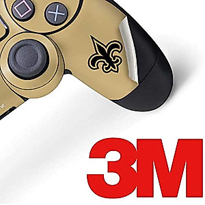 Skinit Decal Gaming Skin Compatible with PS4 Controller - Officially Licensed NFL New Orleans Saints Gold Performance Series Design