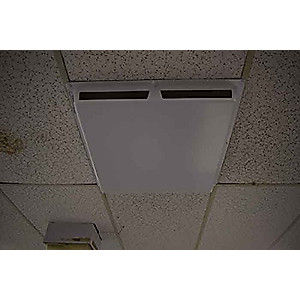 Elima-Draft® Commercial 1-Way Air Deflector Vent Cover for 24" x 24" Diffusers