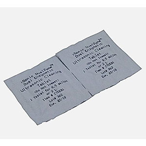 iSonic CTDE01 DualZyme Dual Enzymatic Ultrasonic Cleaning Tablet