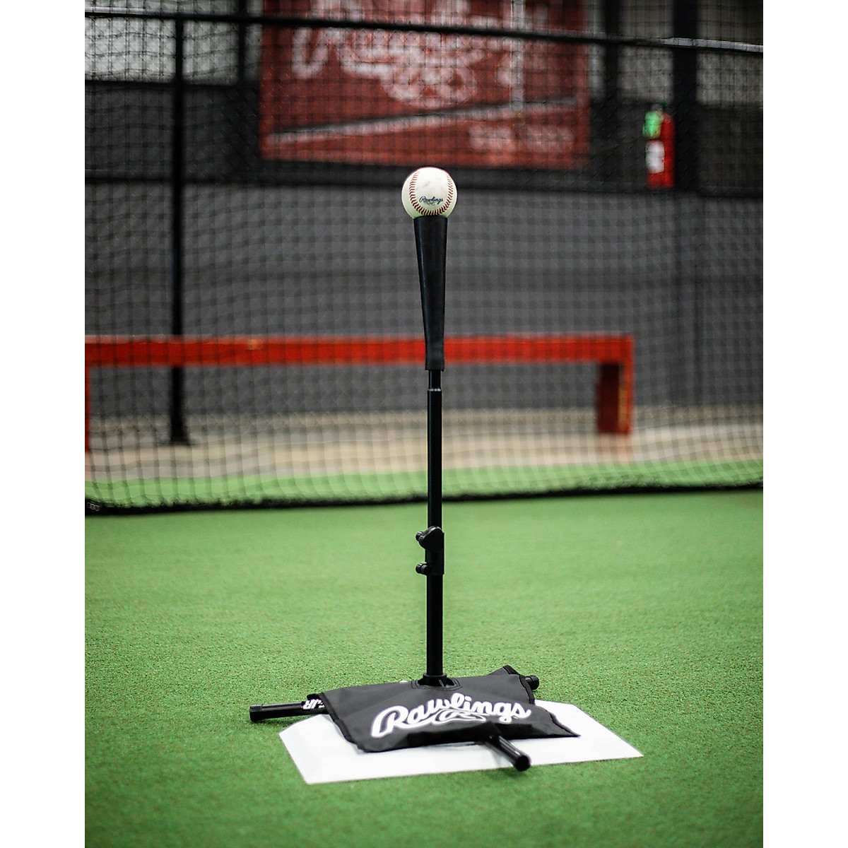 Rawlings | YOUTH TRIPOD TRAVEL Batting Tee | Collapsible | Adjustable Height 18"-26"
