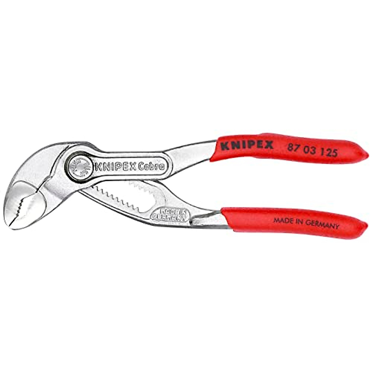 Knipex 87 03 125 Water Pump Pliers "Cobra" 4,92" chrome plated