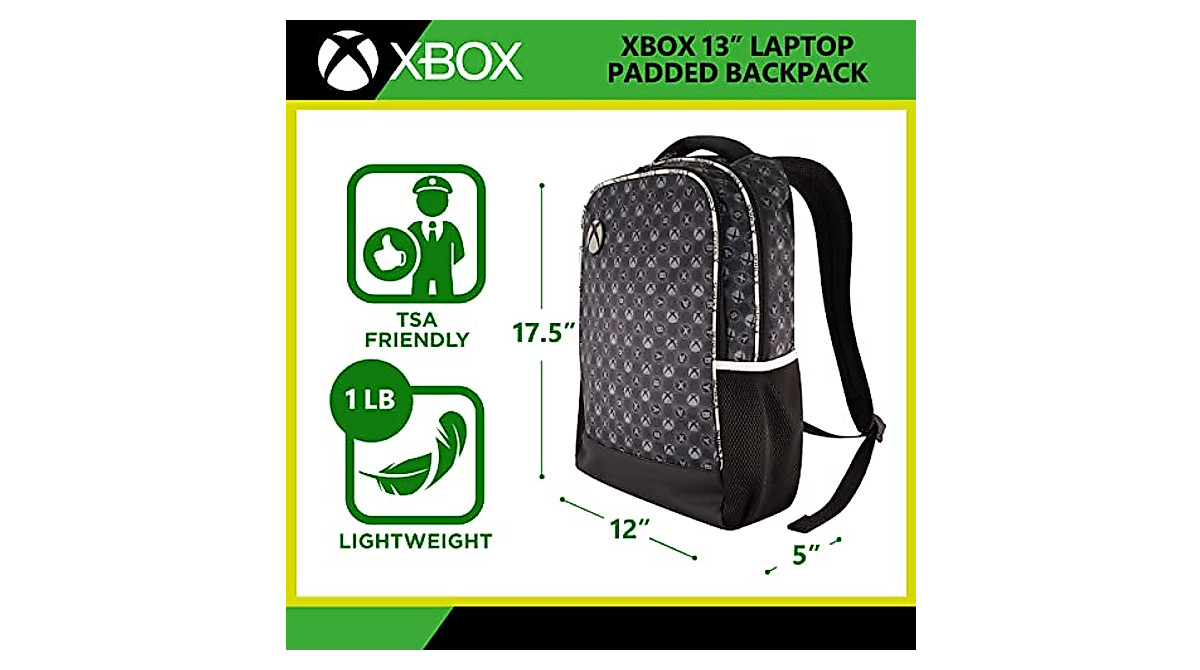Concept One Xbox 13" Laptop Backpack - Travel Ready