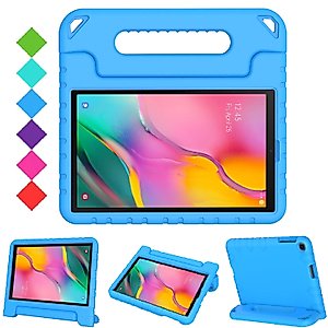 BMOUO Kids Case for Samsung Galaxy Tab A 10.1 (2019) SM-T510/T515, Shockproof Light Weight Protective Handle Stand Kids Case for Galaxy Tab A 10.1 Inch 2019 Release SM-T510/T515 - Blue