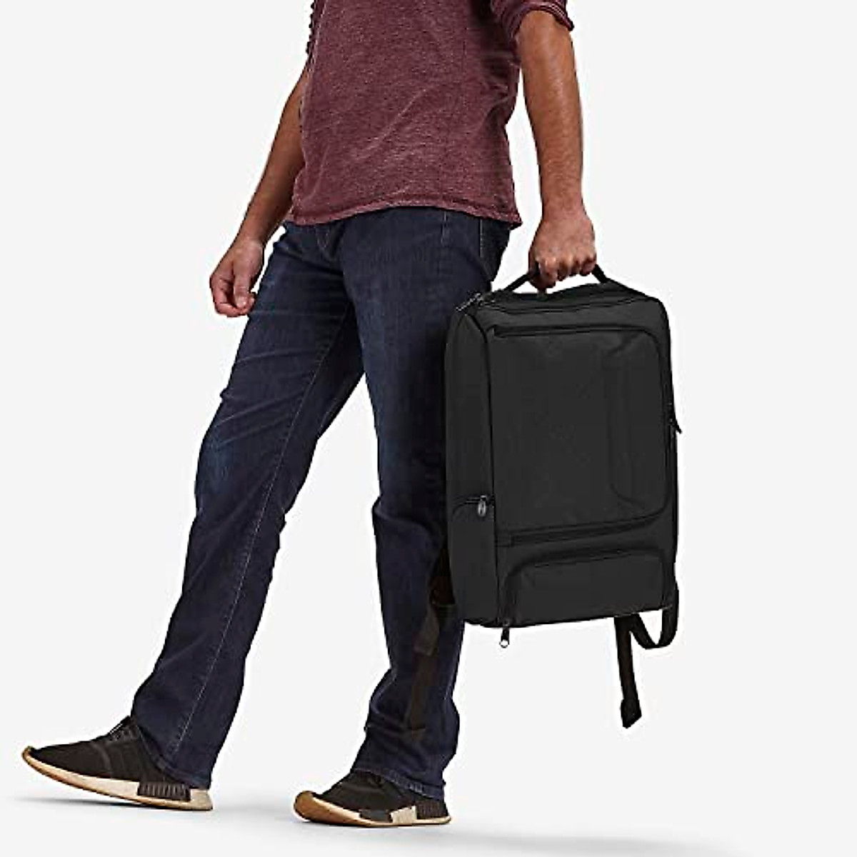 eBags Pro Slim Laptop Backpack (Solid Black)