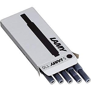 Lamy T10 Cube Ink Cartridge Blue 5 Black