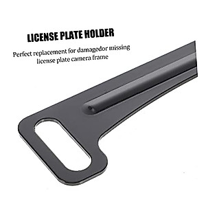 Milisten License Plate Mount 2pcs Mirror License Dash Backup Metal Bracket for Rearview Cam Accessory Automotive View Camera Mount Car Plate Rear Accessories Holder Reverse Dash Cam Mount