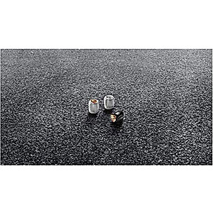 Porsche Valve Stem Caps, Set of 4 with Color Crest