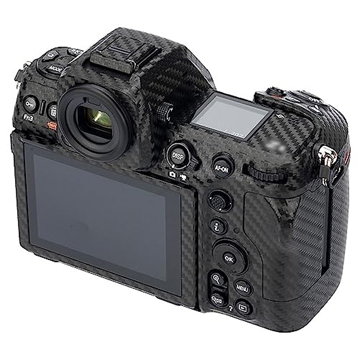 Anti-Scratch Anti-Wear Camera Skin Cover Protector Film for Nikon Z 8 Z8 FX-Format Mirrorless Camera Body Protective Decoration Sticker - Carbon Fiber Black