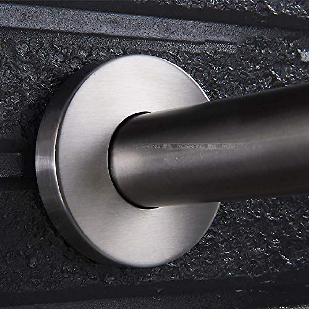 CRODY Bath Wall Attachment Handrails Grab Bar Rails Stainless Steel Curved Shower Grab Bar Wall Mounted Toilet Grab Rails with Legs Safety Floor-Standing Bathroom Handrail Multifunction Towel Rack/Rig