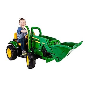 Peg Perego John Deere Ground Loader 12 Volt Ride On, Green