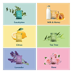 Body Restore Shower Steamers Aromatherapy 6 Pack, Relaxation Birthday Gifts for Women and Men, Travel Essentials, Stress Relief and Self Care - Variety