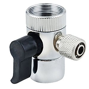 Hooye Diverter Valve For Counter Top Water Filters Faucet Adapter 1/4 Inch