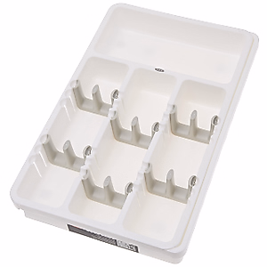 OXO Good Grips Expandable Utensil Organizer, 9.75 inches, White