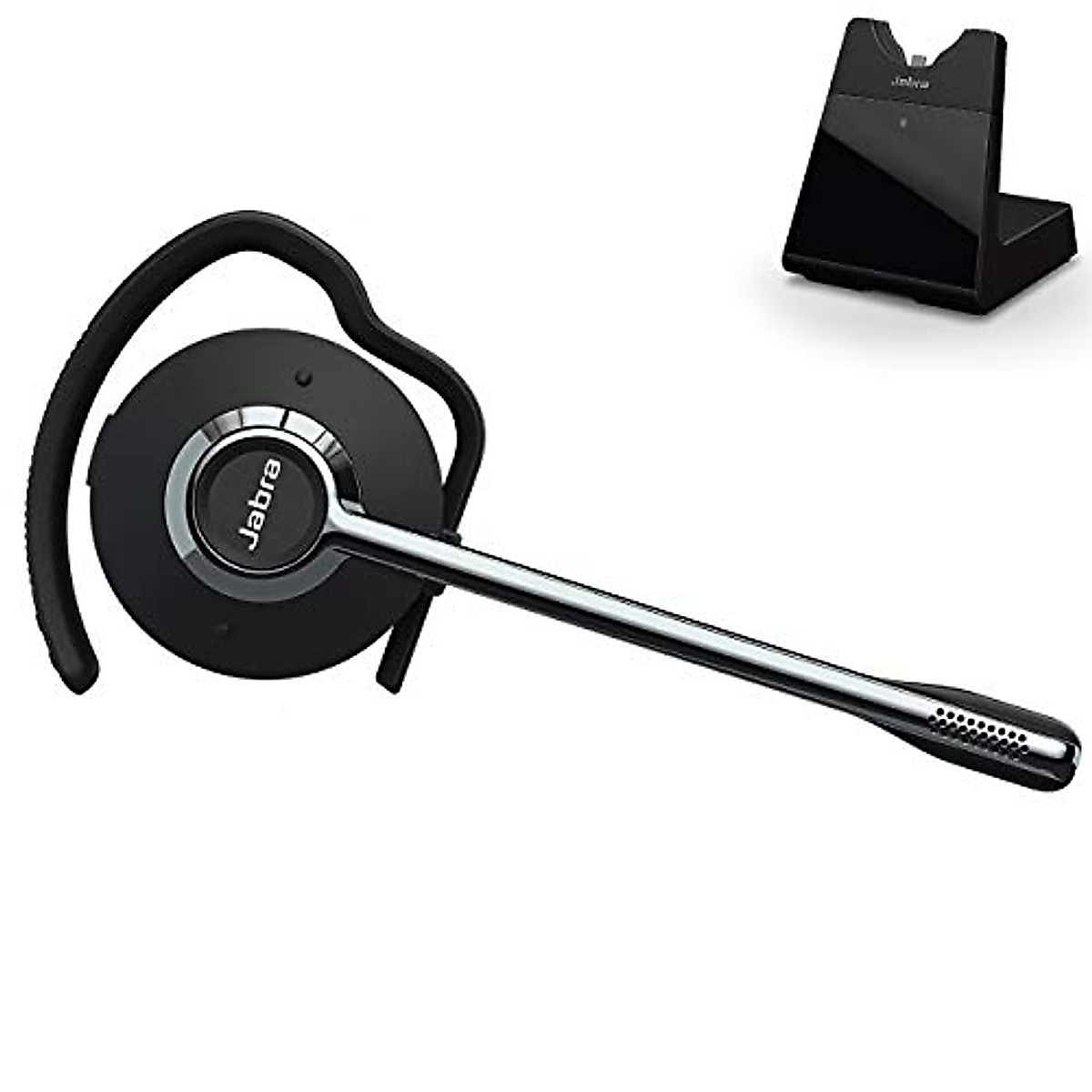 Jabra Engage 75 Wireless Headset, Convertible – Telephone Headset with Industry-Leading Wireless Performance, Advanced Noise-Cancelling Microphone, Call Center Headset with All Day Battery Life