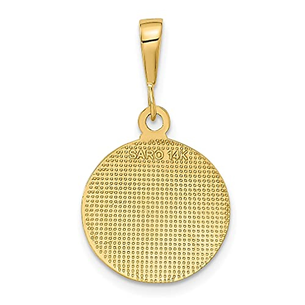 IceCarats 14K Yellow Gold Raphael Guardian Angel Necklace Charm Pendant 29mm x 16mm Only