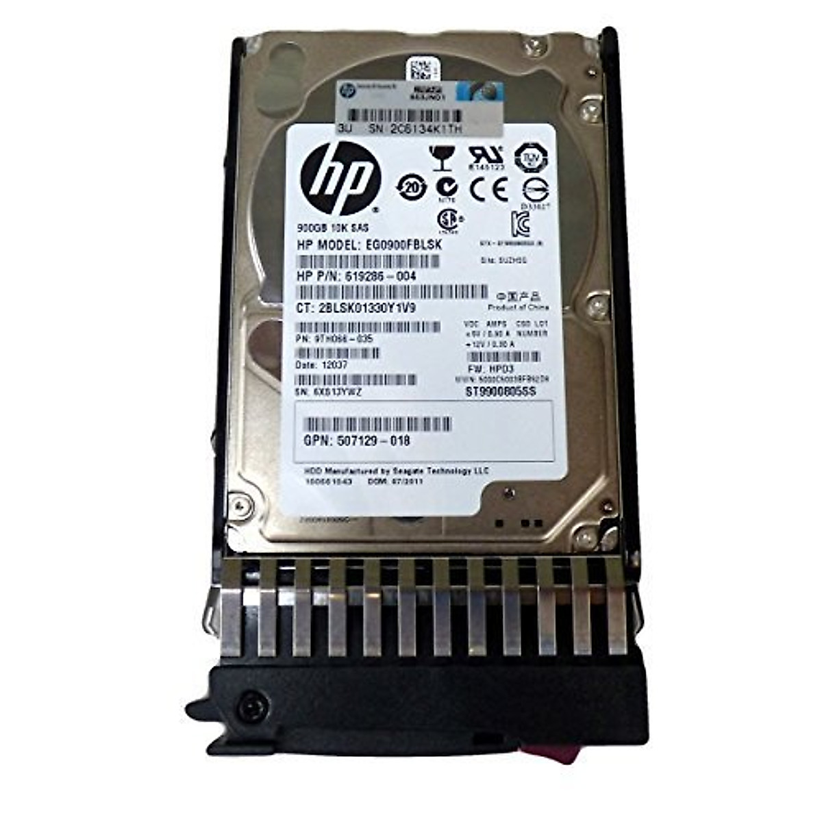 619286-004 HP 900GB 10K RPM 2.5 Inches 6gbit SSF SAS Dual Port En (Renewed)