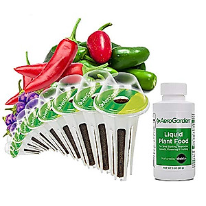 AeroGarden Spicy Chili Pepper Variety Seed Pod Kit (9-pod)