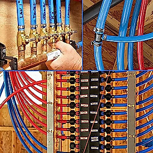 JWGJW PEX CINCH TOOL PEX CINCH CLAMP FASTENING TOOL FROM 3/8"TO1",PEX CINCH CRIMPING TOOL CRIMPER (001)