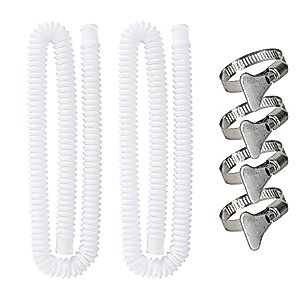 Pool Hose,1.25Inches Diameter Replacement Hose(2Pcs 59"length),Pool Filter Replacement Hose Compatible with filter Pump 330 GPH, 530 GPH, and 1000 GPH.(Upgraded)