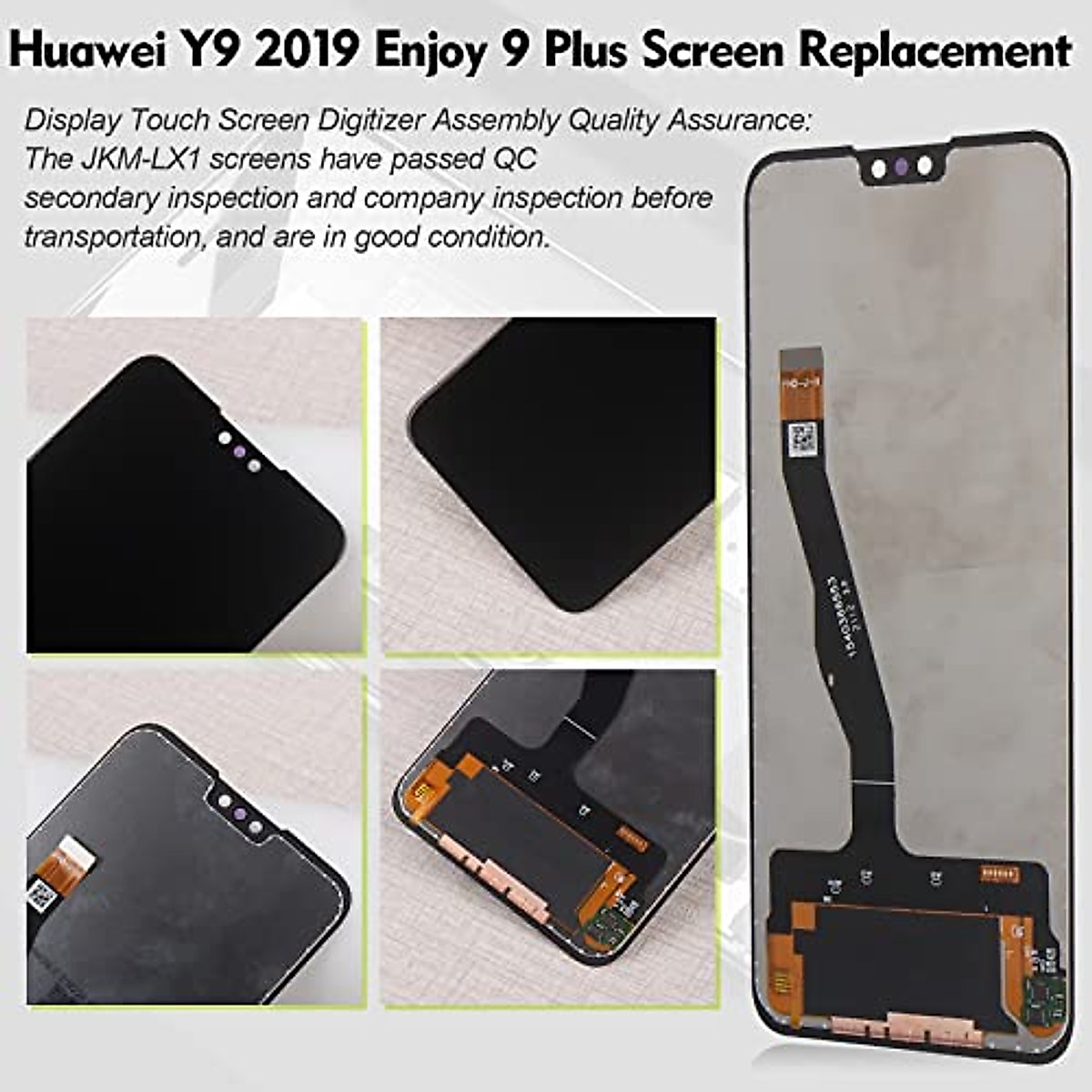 Ocolor Screen for Huawei Y9 2019 Enjoy 9 Plus Screen Replacement for Huawei Y9 2019 JKM-LX1 JKM-LX2 JKM-LX3 LCD Display Touch Digitizer Assembly