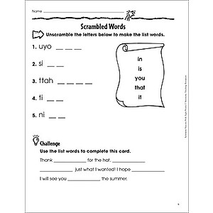 Scholastic Success with Sight Words