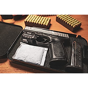 Lockdown Rechargeable 40g Silica Gel Bags for Moisture Removal, Humidity Control, and Rust Prevention in Handgun Vaults, Ammo Cans, and Gun Cases,Blue