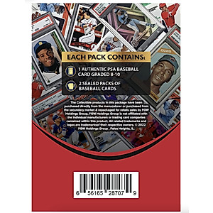 Shohei Ohtani PSA Graded Card Mystery Power Pack - 1 PSA Graded Ohtani Card and 2 Packs of Cards Per Pack - Amazon Exclusive
