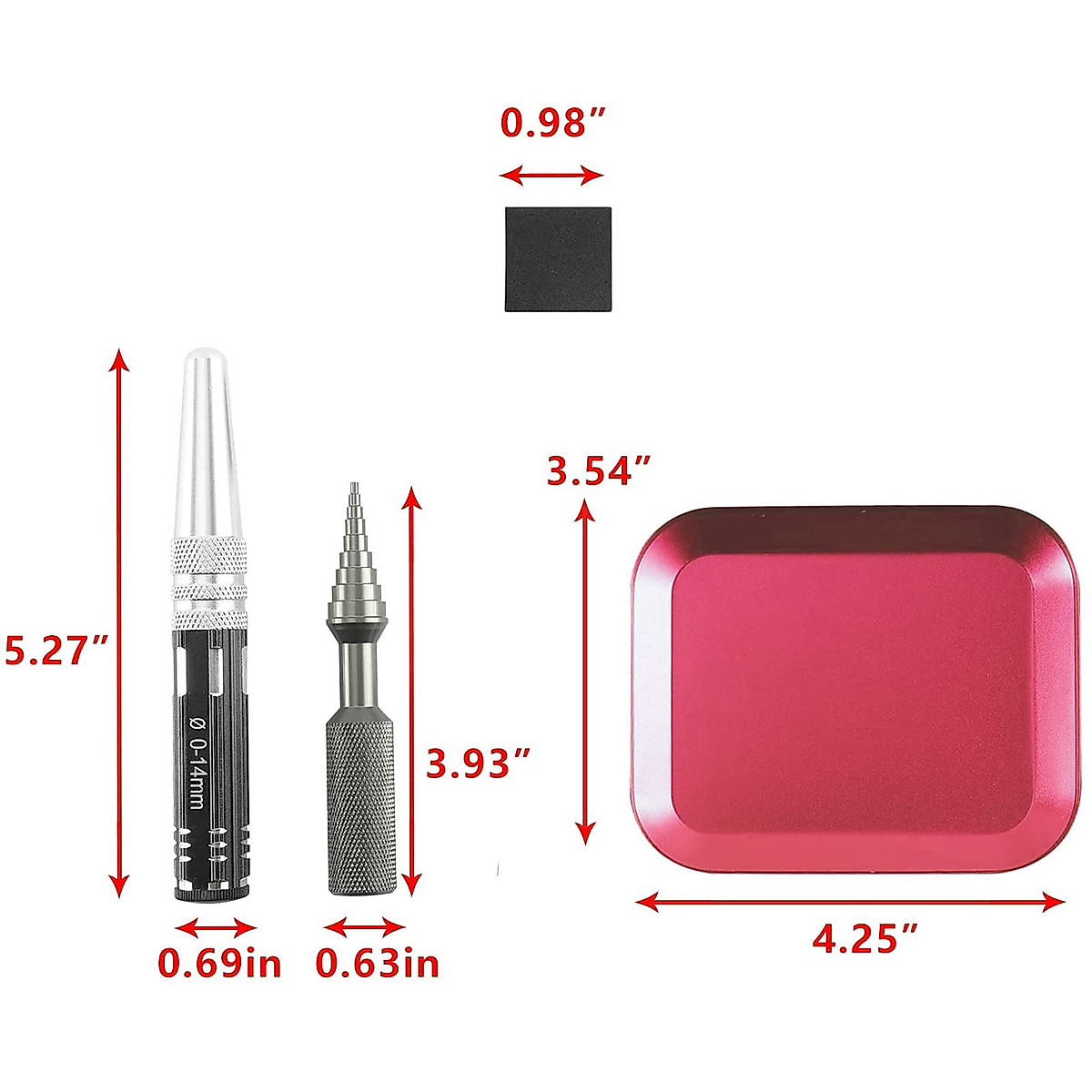 HYDDNice 18 in 1 RC Tools Kit for RC Car Boat Quadcopter Helicopter Multirotors Models