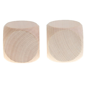 Large Blank Wooden Blank 40mm for DND MTG Toys