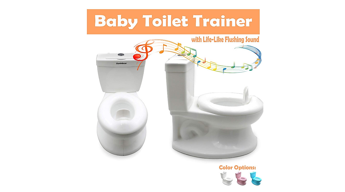 HTTMT Classic Toddler Potty with Flushing Sound