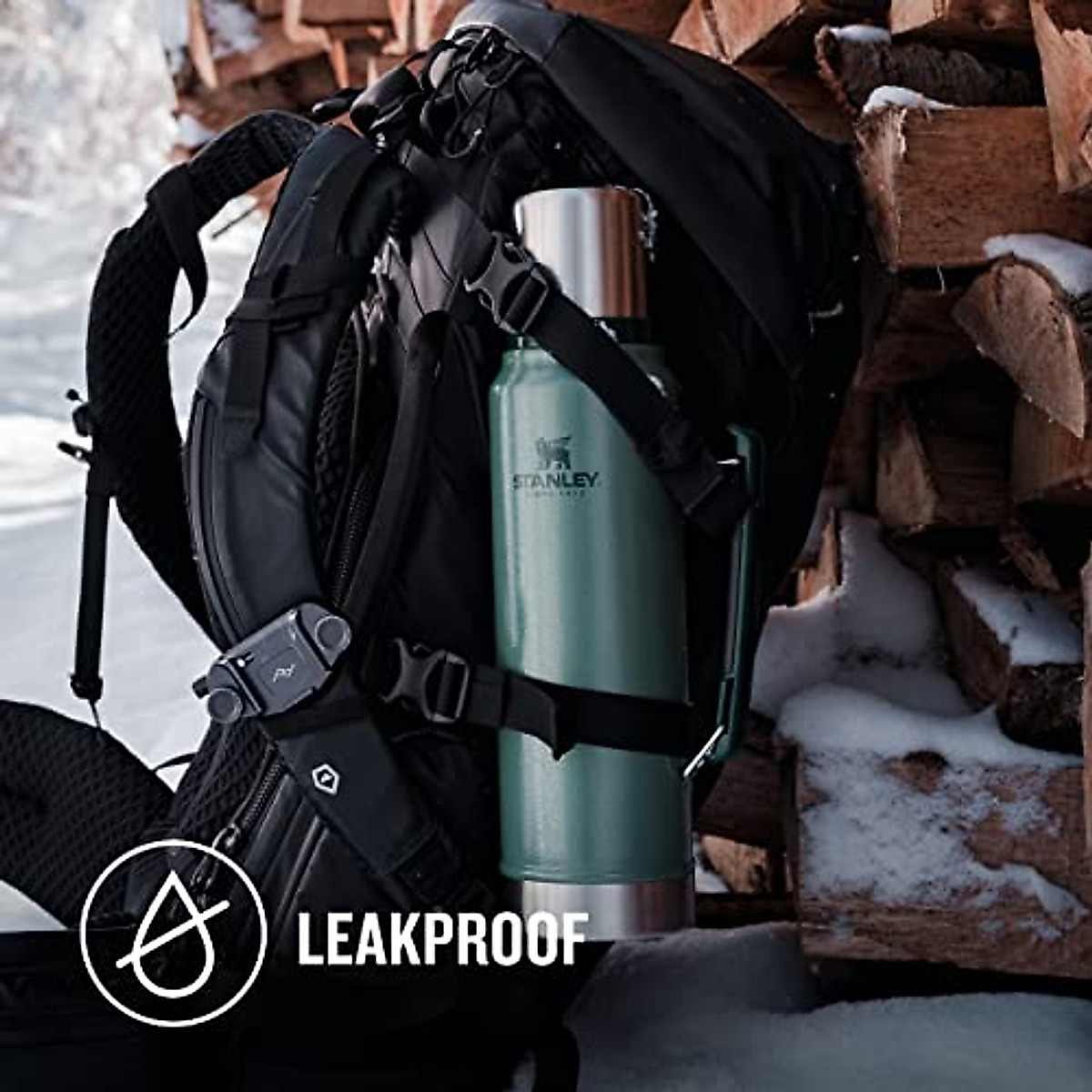 Stanley Classic Vacuum Bottle 1L Hammertone Green