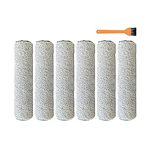 PSKOO 7Pcs Replacement Roller Brush Kit Parts Compatible with Uwant X100 Household Wet Dry Sweeper Cleaning Tool Mian Brush Home