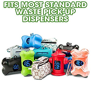 Bags On Board Dog Poop Bags | Strong, Leak Proof Dog Waste Bags | 9 x14 Inches, 315 Blue Bags