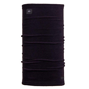 Turtle Fur Micro Fur Stretch Turtle Tube Long Neckwarmer, Black