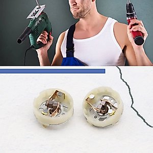 Create idea 2x RS550 Motor Carbon Brushes Holder and 4x Carbon Brushes Compatible with BOSCH Compatible with MAKITA Compatible with DEWALT Suitable for RS550 Micro Motor