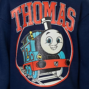 Thomas the Tank Engine & Friends Little Boys Fleece Pullover Hoodie and Pants Set Blue/Gray 7-8
