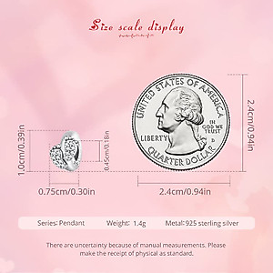 Baby Foot Charm 925 Sterling Silver Charm Fits For Pandora Bracelet Necklace