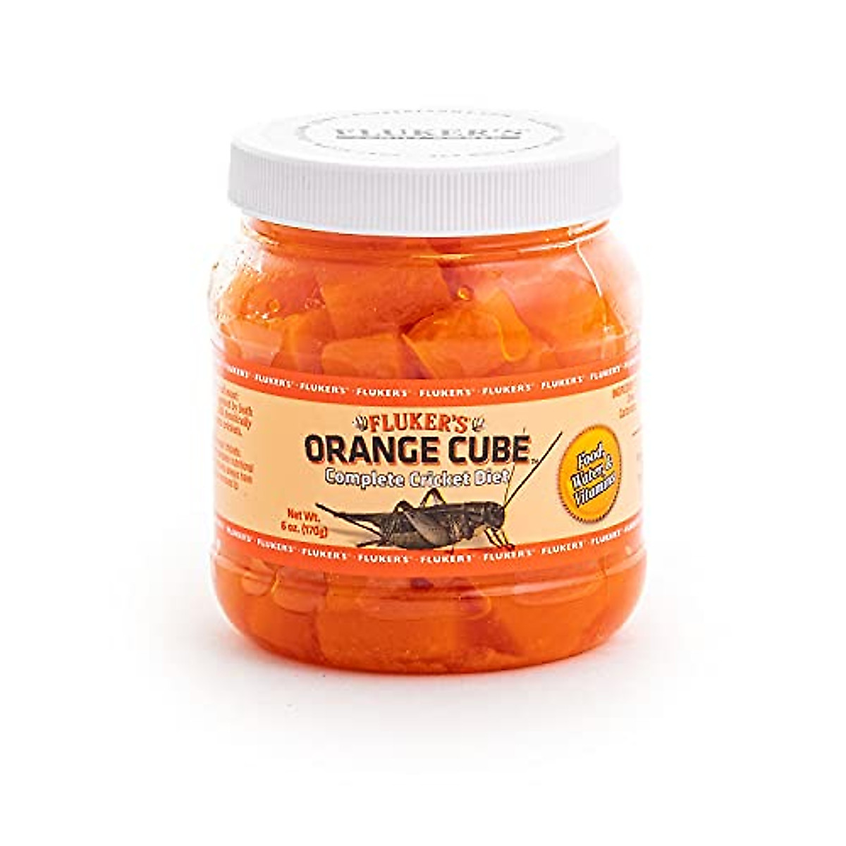 Fluker's Orange Cube Complete Cricket Diet 6 Ounce (Pack of 1)
