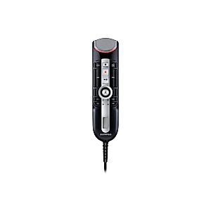 Olympus RecMic II USB Microphone (RM-4010P) Optimised for Voice Recognition and Dictation, Includes ODMS R7 & Microphone Stand, Trackball, Beamforming Technology, Buttons can be Freely configured