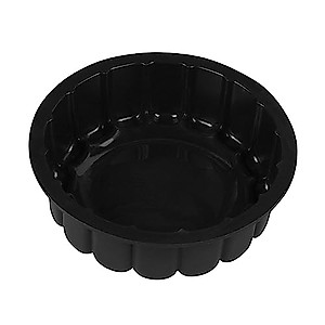 UPKOCH 3pcs Roasting Pans for Ovens Round Silicone Molds Egg Cake Mold Silicone Bread Loaf Pan Flower Pattern Cake Mold Baking Tray Flower Pattern Baking Mold Mousse Cake Bakeware Dessert