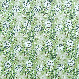 Green Daisy Fat Quarters Fabric Bundles 18 x 22 Inch Spring Cotton Quilting Fabric Bundles Cactus Leaf Quilt Fabric for DIY Handmade Crafting (6Pcs)