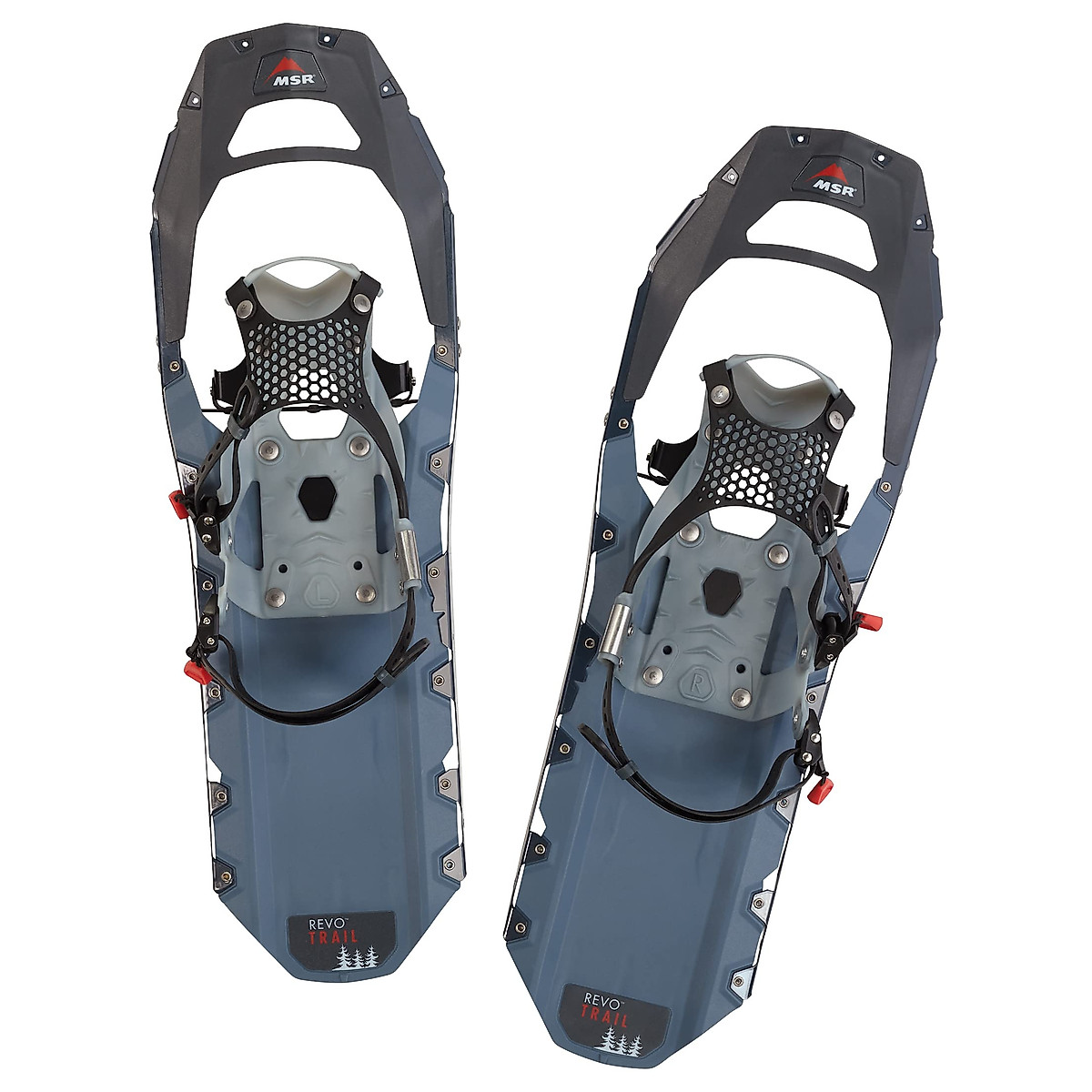 MSR unisex adult Revo Trail Snowshoes Snowshoes, Marine Fog, 25 IN US